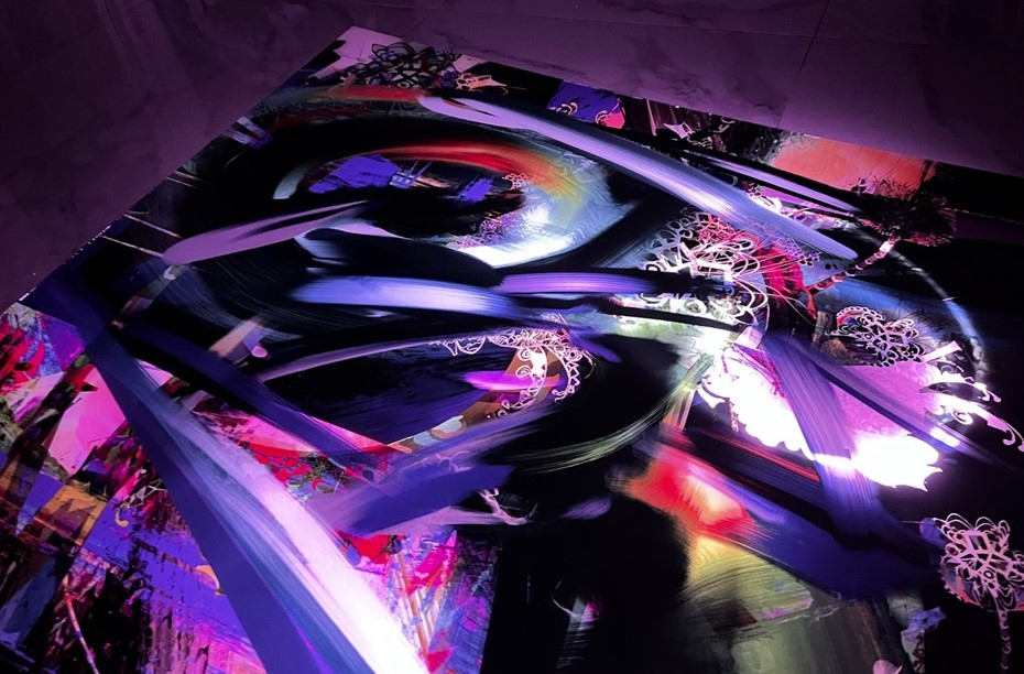 Materialization of Digital Fine Art. Transparent Polymer Canvas